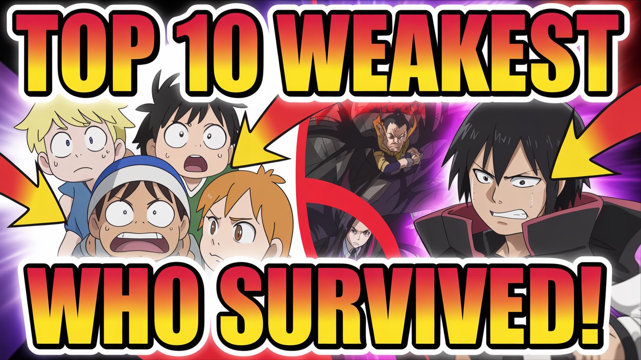 Top 10 Weakest Anime Characters Who Survived - Indian Anime Club